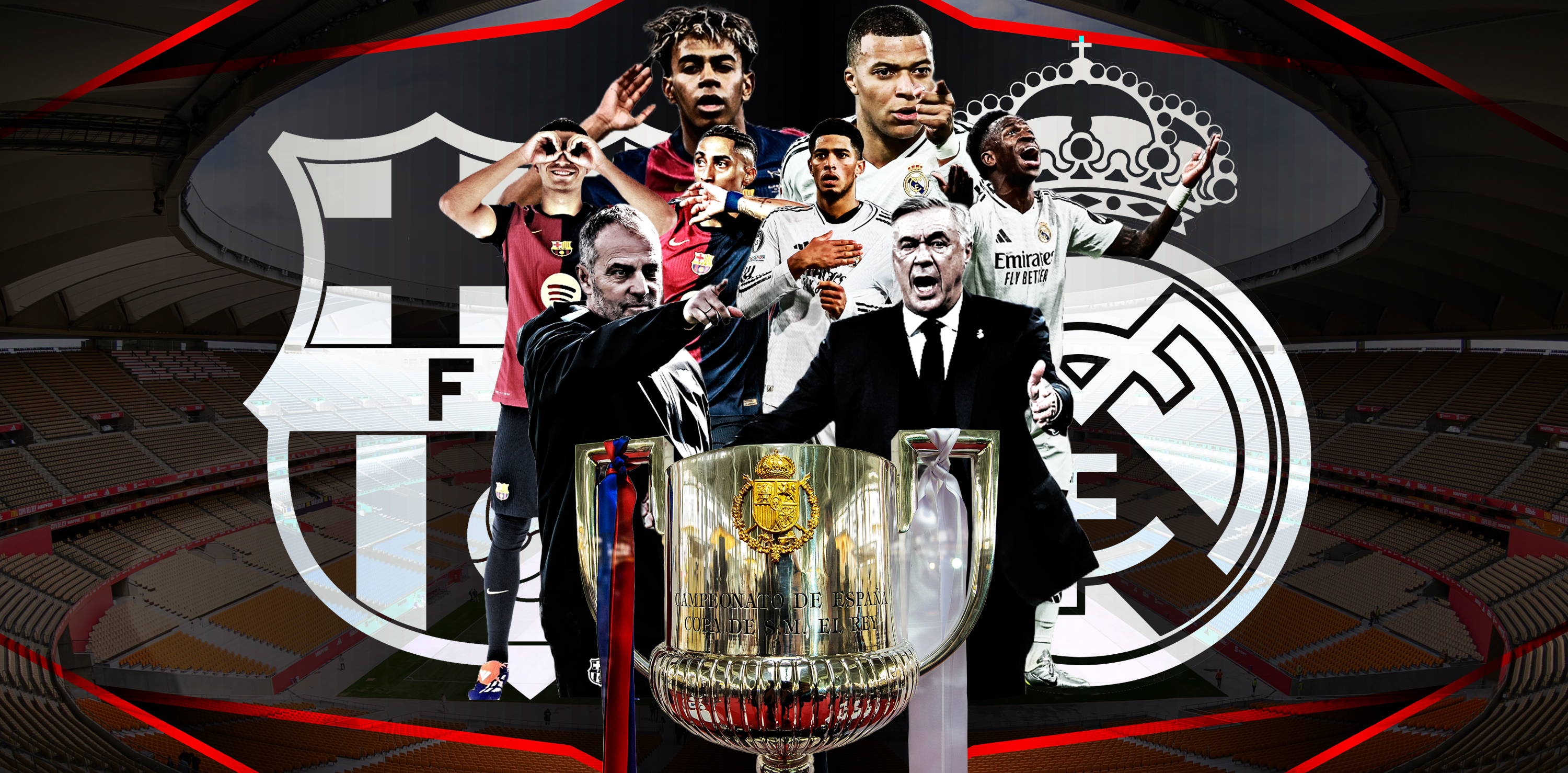 Especial final de Copa del Rey 2025 entre Barcelona y Real Madrid